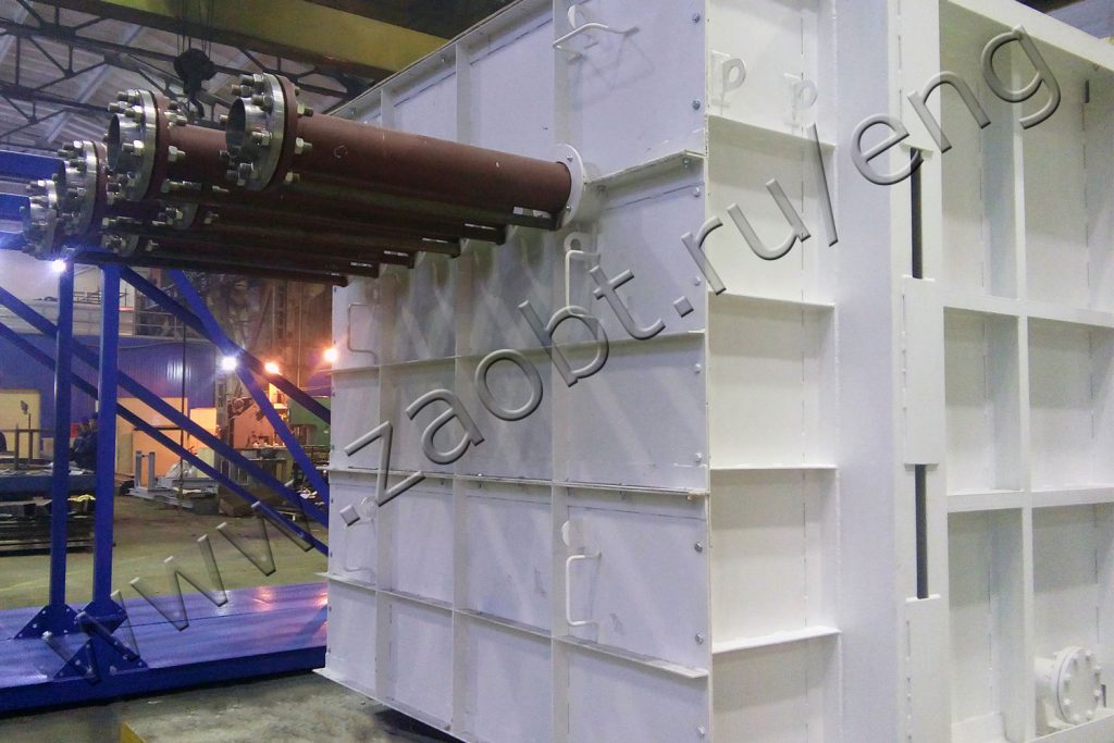 The convection section of the heating tube furnace for LUKOIL ...